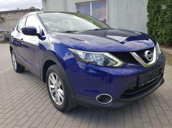 Blue Nissan Qashqai 2015 in Siauliai, with an engine capacity of 1.46 L and mileage of 188 thousand km for 6950 €, photo 4 on AUTOMOTO.COM.LV
