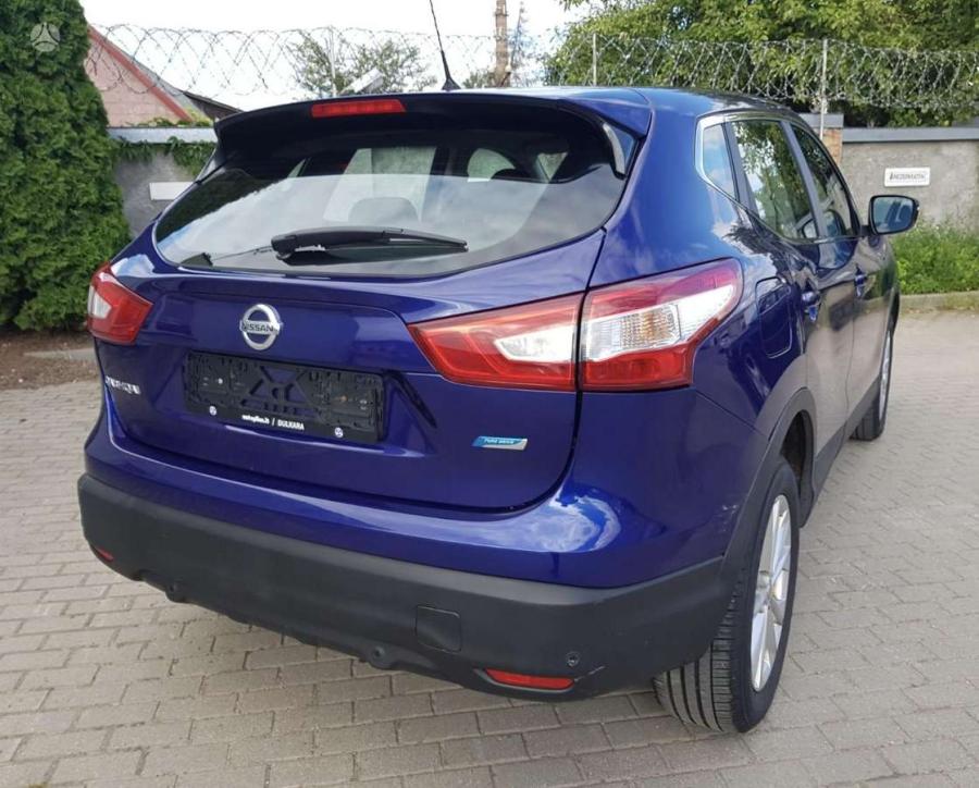 Zils Nissan Qashqai 2015 Šauļi, ar dzinēja tilpumu 1.46 L un nobraukumu 188 tūkst. km par 6950 €, foto 5 vietnē AUTOMOTO.COM.LV