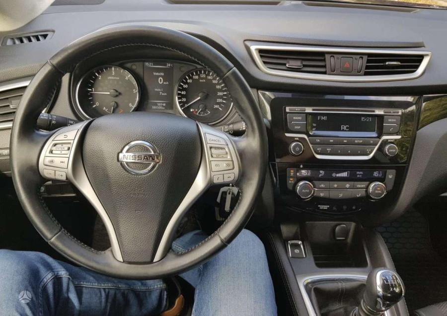 Zils Nissan Qashqai 2015 Šauļi, ar dzinēja tilpumu 1.46 L un nobraukumu 188 tūkst. km par 6950 €, foto 11 vietnē AUTOMOTO.COM.LV