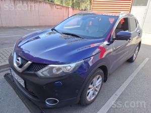Zils Nissan Qashqai 2015 Rīga, ar dzinēja tilpumu 1.60 L un nobraukumu 150 tūkst. km par 6400 €, foto  vietnē AUTOMOTO.COM.LV