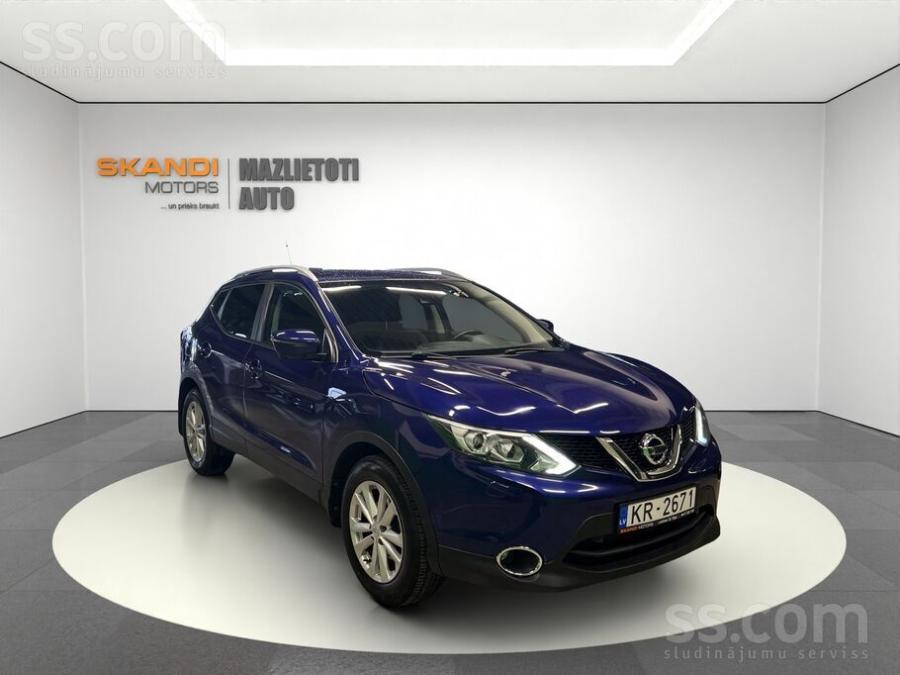Blue Nissan Qashqai 2017 in Riga, with an engine capacity of 1.20 L and mileage of 155 thousand km for 8990 €, photo 9 on AUTOMOTO.COM.LV