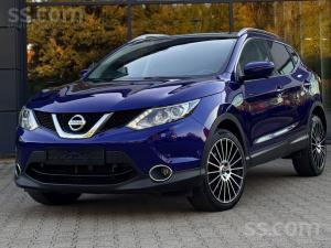 Blue Nissan Qashqai 2017 in Riga, with an engine capacity of 1.60 L and mileage of 192 thousand km for 10850 €, photo  on AUTOMOTO.COM.LV