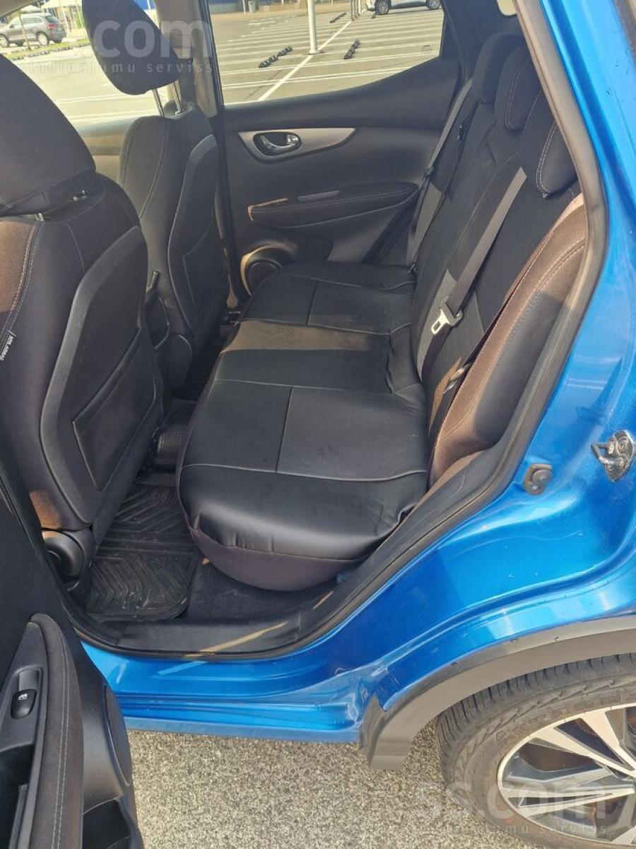 Blue Nissan Qashqai 2018 in Riga, with an engine capacity of 1.40 L and mileage of 170 thousand km for 12900 €, photo 8 on AUTOMOTO.COM.LV