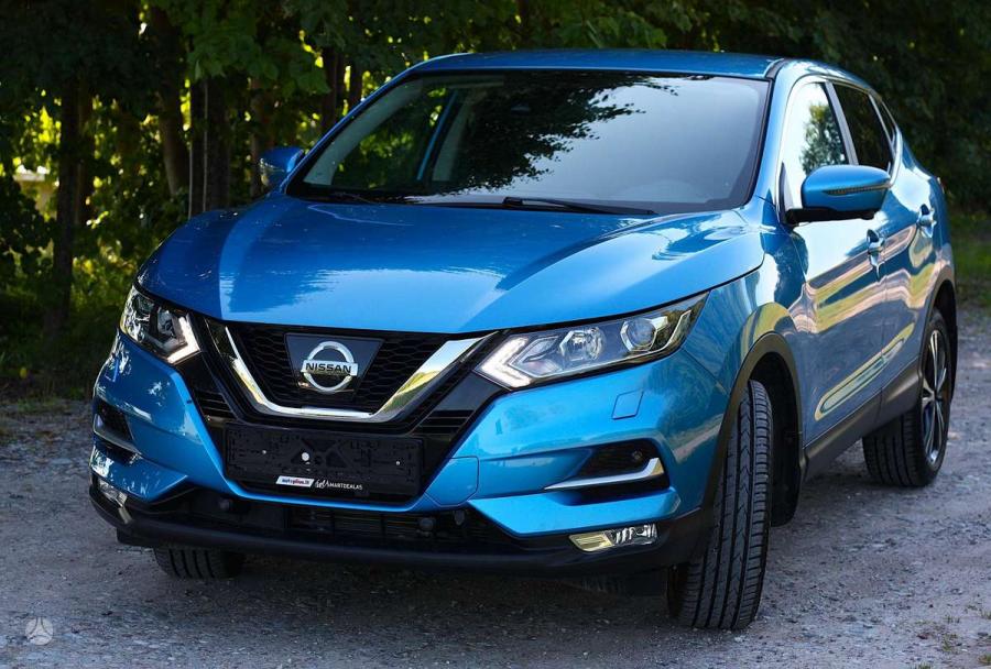 Blue Nissan Qashqai 2018 in Kretinga, with an engine capacity of 1.20 L and mileage of 123 thousand km for 11199 €, photo 6 on AUTOMOTO.COM.LV