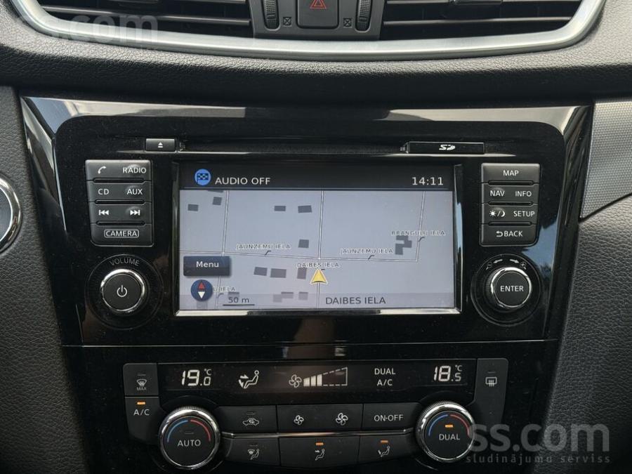 Zils Nissan Qashqai 2018 Rīga, ar dzinēja tilpumu 1.20 L un nobraukumu 131 tūkst. km par 8950 €, foto 25 vietnē AUTOMOTO.COM.LV