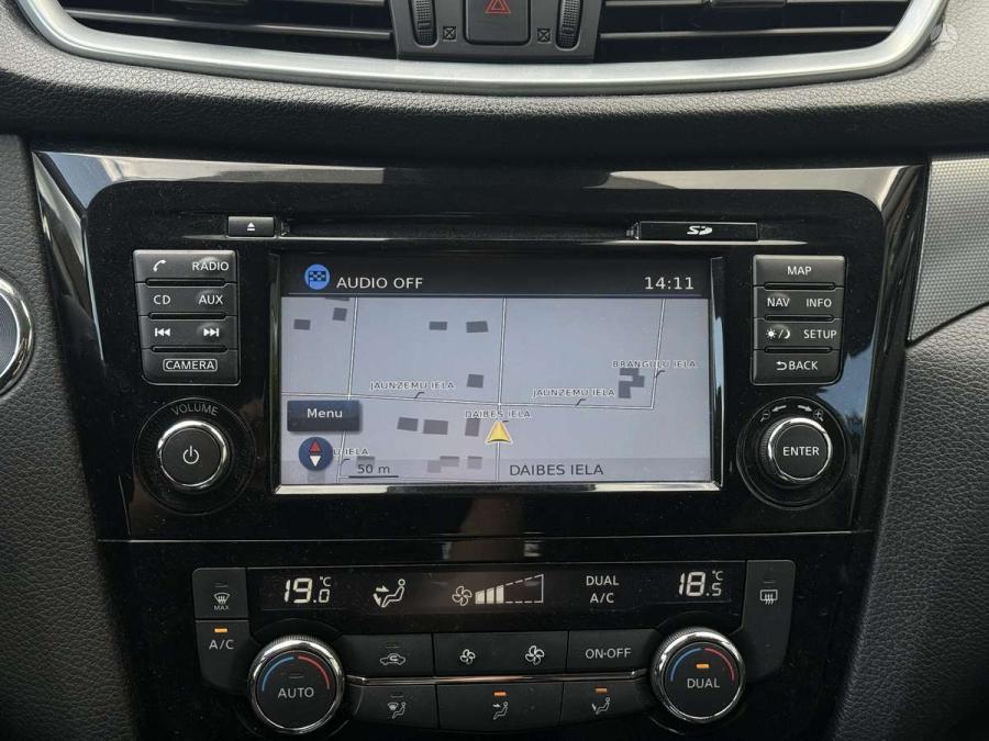 Zils Nissan Qashqai 2018 Rīga, ar dzinēja tilpumu 1.20 L un nobraukumu 131 tūkst. km par 8950 €, foto 20 vietnē AUTOMOTO.COM.LV