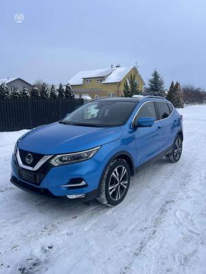 Zils Nissan Qashqai 2019 Panevēža, ar dzinēja tilpumu 1.33 L un nobraukumu 69 tūkst. km par 13500 €, foto  vietnē AUTOMOTO.COM.LV
