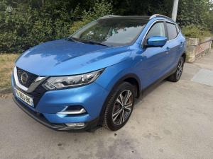 Zils Nissan Qashqai 2019 Tauragė, ar dzinēja tilpumu 1.46 L un nobraukumu 130 tūkst. km par 12200 €, foto  vietnē AUTOMOTO.COM.LV