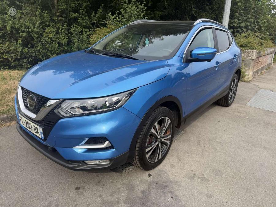Zils Nissan Qashqai 2019 Tauragė, ar dzinēja tilpumu 1.46 L un nobraukumu 130 tūkst. km par 12200 €, foto 1 vietnē AUTOMOTO.COM.LV