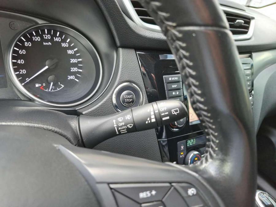 Blue Nissan Qashqai 2019 in Vilnius, with an engine capacity of 1.33 L and mileage of 110 thousand km for 14500 €, photo 16 on AUTOMOTO.COM.LV