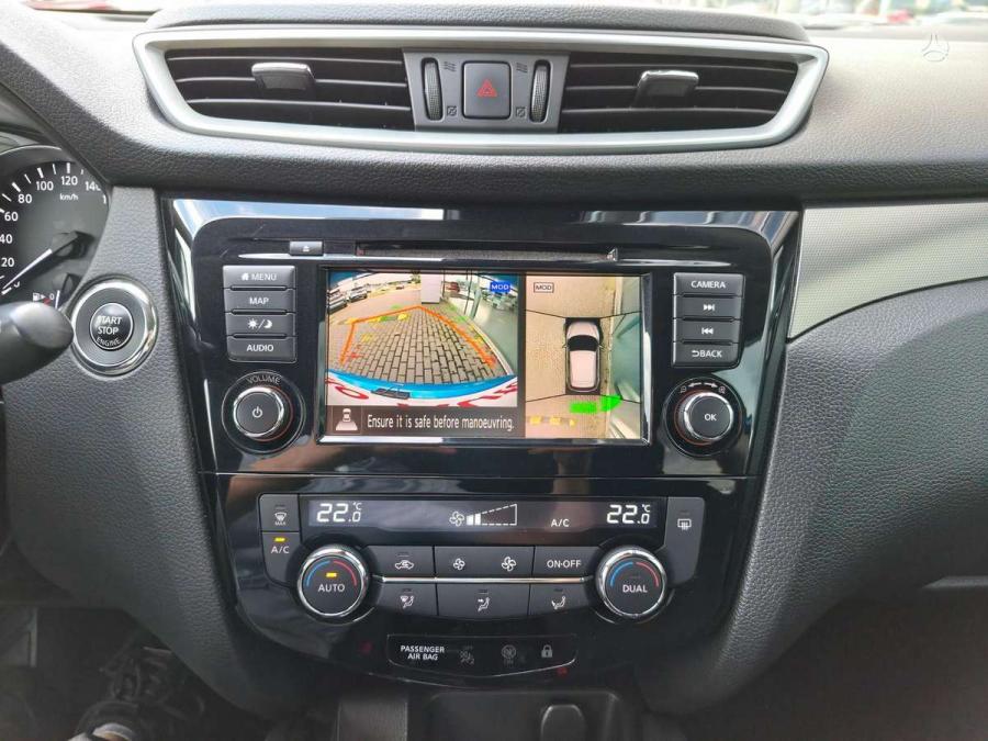 Blue Nissan Qashqai 2019 in Vilnius, with an engine capacity of 1.33 L and mileage of 110 thousand km for 14500 €, photo 20 on AUTOMOTO.COM.LV