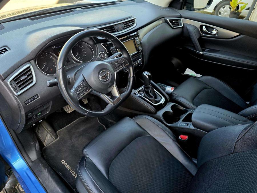 Blue Nissan Qashqai 2019 in Kaunas, with an engine capacity of 1.33 L and mileage of 65 thousand km for 15500 €, photo 8 on AUTOMOTO.COM.LV