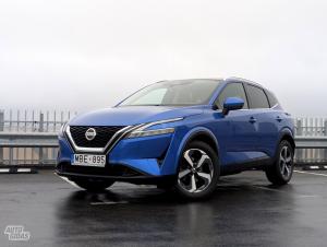 Blue Nissan Qashqai 2021 in Vilnius, with an engine capacity of 1.30 L and mileage of 112 thousand km for 17500 €, photo  on AUTOMOTO.COM.LV