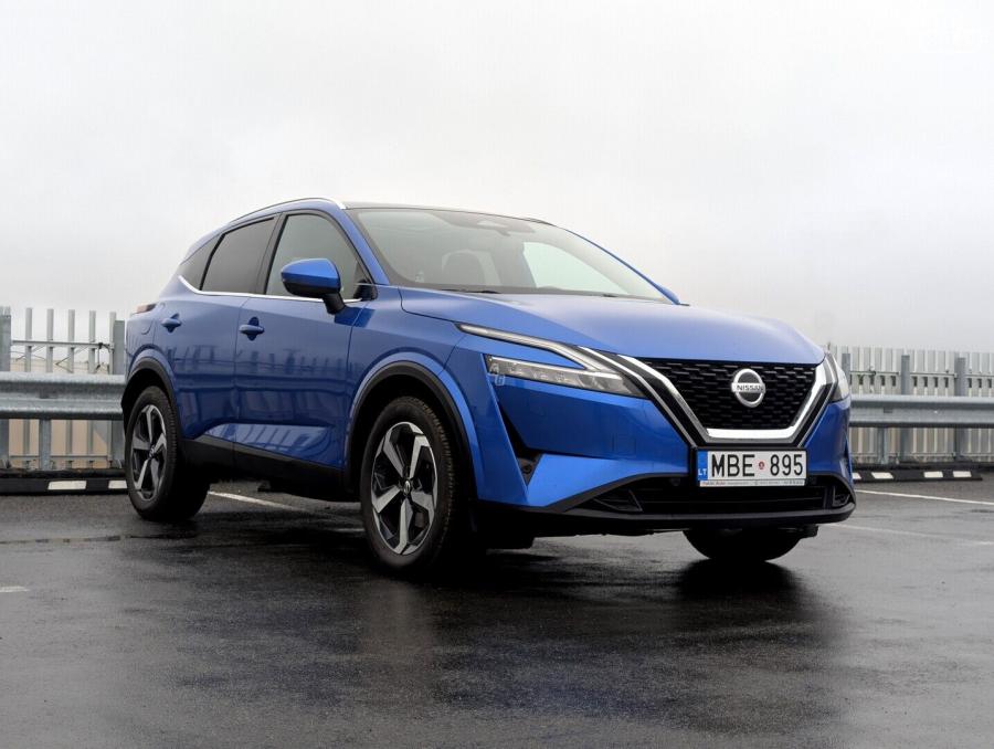 Zils Nissan Qashqai 2021 Viļņa, ar dzinēja tilpumu 1.30 L un nobraukumu 112 tūkst. km par 17500 €, foto 2 vietnē AUTOMOTO.COM.LV