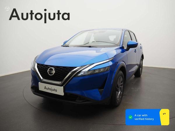 Blue Nissan Qashqai 2021 in Vilnius, with an engine capacity of 1.33 L and mileage of 47 thousand km for 19000 €, photo 1 on AUTOMOTO.COM.LV