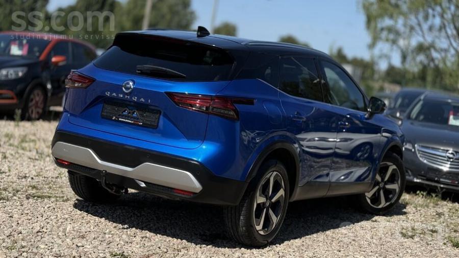 Blue Nissan Qashqai 2021 in Jelgava, with an engine capacity of 1.30 L and mileage of 164 thousand km for 19790 €, photo 4 on AUTOMOTO.COM.LV