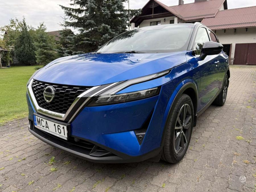 Синий Ниссан Кашкай 2021 в Вильнюс, объемом двигателя 1.33 л и пробегом 81 тыс. км за 23300 €, фото 1 на AUTOMOTO.COM.LV
