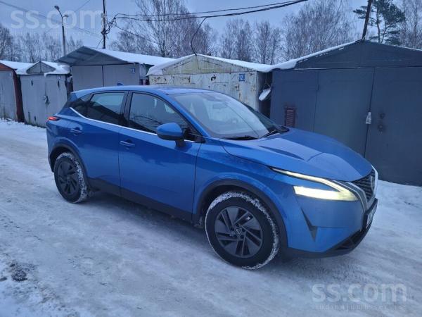 Zils Nissan Qashqai 2022 Rīga, ar dzinēja tilpumu 1.30 L un nobraukumu 55 tūkst. km par 21900 €, foto 1 vietnē AUTOMOTO.COM.LV