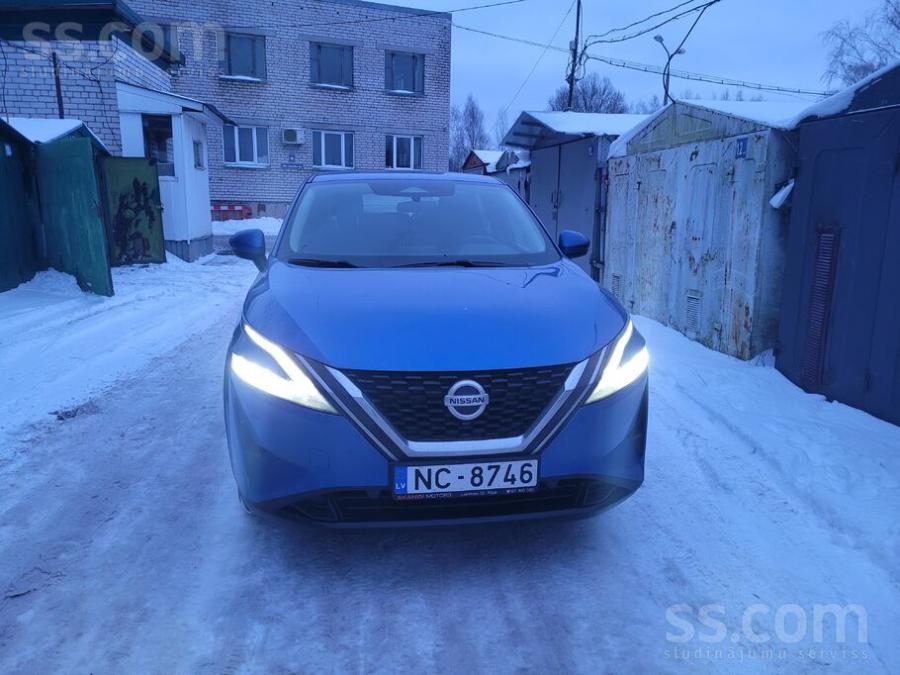 Zils Nissan Qashqai 2022 Rīga, ar dzinēja tilpumu 1.30 L un nobraukumu 55 tūkst. km par 21900 €, foto 2 vietnē AUTOMOTO.COM.LV
