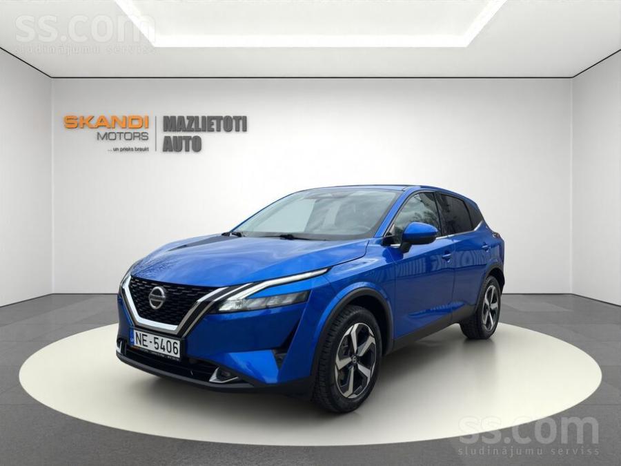 Zils Nissan Qashqai 2022 Rīga, ar dzinēja tilpumu 1.30 L un nobraukumu 80 tūkst. km par 20990 €, foto 1 vietnē AUTOMOTO.COM.LV