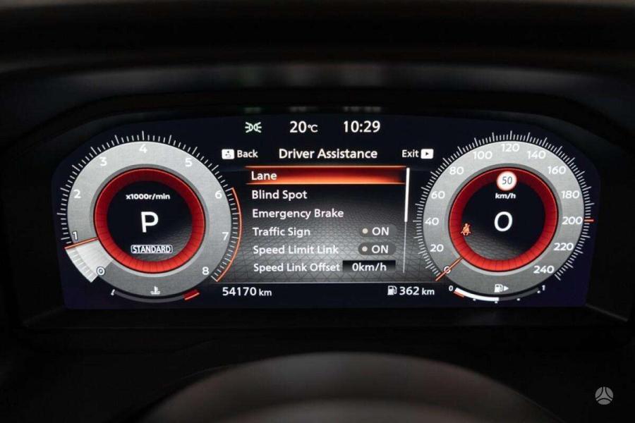 Синий Ниссан Кашкай 2022 в Вильнюс, объемом двигателя 1.30 л и пробегом 53 тыс. км за 21600 €, фото 12 на AUTOMOTO.COM.LV