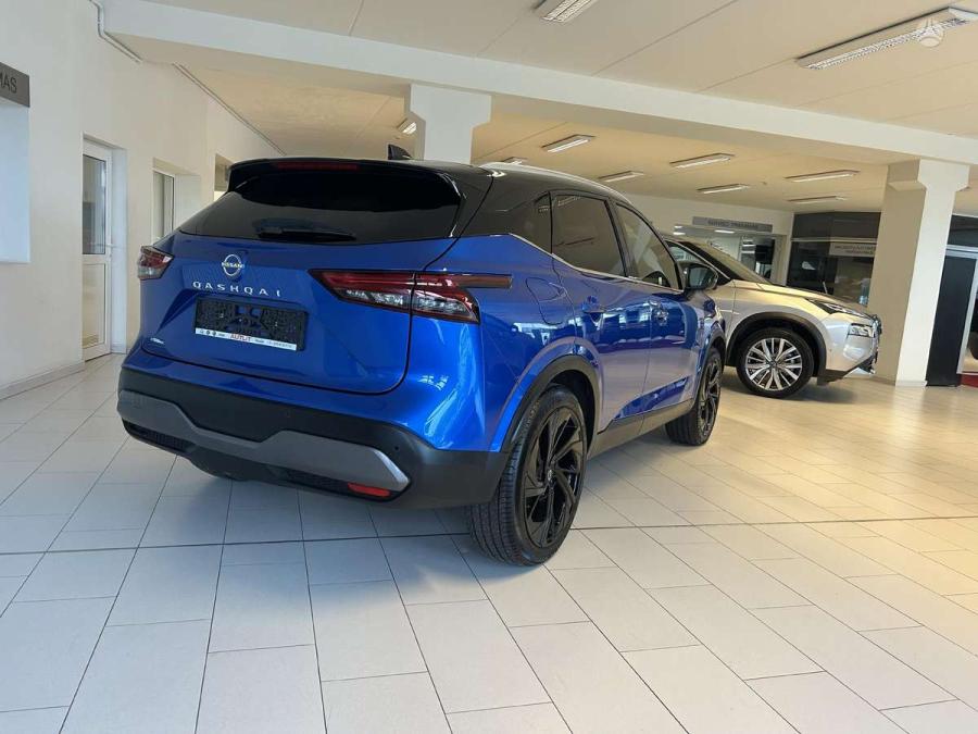 Zils Nissan Qashqai 2023 Šauļi, ar dzinēja tilpumu 1.33 L un nobraukumu 24 tūkst. km par 24600 €, foto 3 vietnē AUTOMOTO.COM.LV
