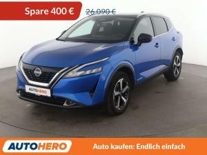 Zils Nissan Qashqai 2023 Kauņa, ar dzinēja tilpumu 1.50 L un nobraukumu 26 tūkst. km par 28261 €, foto  vietnē AUTOMOTO.COM.LV