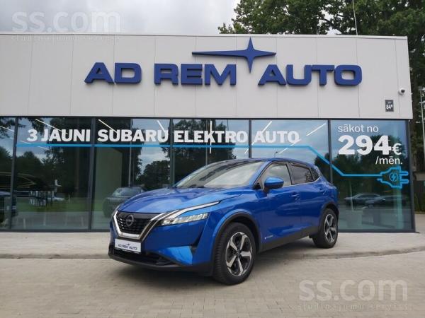 Ниссан Кашкай 2023 в Рига на AUTOMOTO.COM.LV Синий Ниссан Кашкай 2023 в Рига, объемом двигателя 1.50 л и пробегом 49 тыс. км за 24500 €, фото 1 на AUTOMOTO.COM.LV