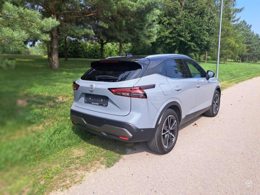 Blue Nissan Qashqai 2023 in Raseiniai, with an engine capacity of 1.50 L and mileage of 40 thousand km for 23600 €, photo 7 on AUTOMOTO.COM.LV