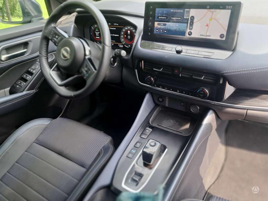 Blue Nissan Qashqai 2023 in Raseiniai, with an engine capacity of 1.50 L and mileage of 40 thousand km for 23600 €, photo 15 on AUTOMOTO.COM.LV