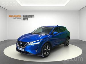 Zils Nissan Qashqai 2023 Rīga, ar dzinēja tilpumu 1.50 L un nobraukumu 81 tūkst. km par 24790 €, foto  vietnē AUTOMOTO.COM.LV