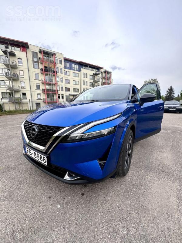 Zils Nissan Qashqai 2024 Rīga, ar dzinēja tilpumu 1.50 L un nobraukumu 30 tūkst. km par 4700 €, foto 1 vietnē AUTOMOTO.COM.LV