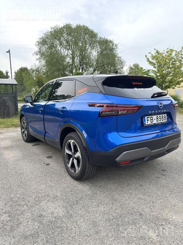 Zils Nissan Qashqai 2024 Rīga, ar dzinēja tilpumu 1.50 L un nobraukumu 30 tūkst. km par 4700 €, foto 4 vietnē AUTOMOTO.COM.LV