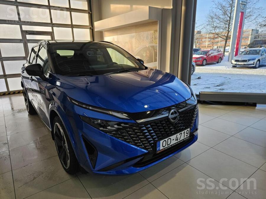 Blue Nissan Qashqai 2025 in Liepaja, with an engine capacity of 1.30 L and mileage of 4 thousand km for 32030 €, photo 1 on AUTOMOTO.COM.LV