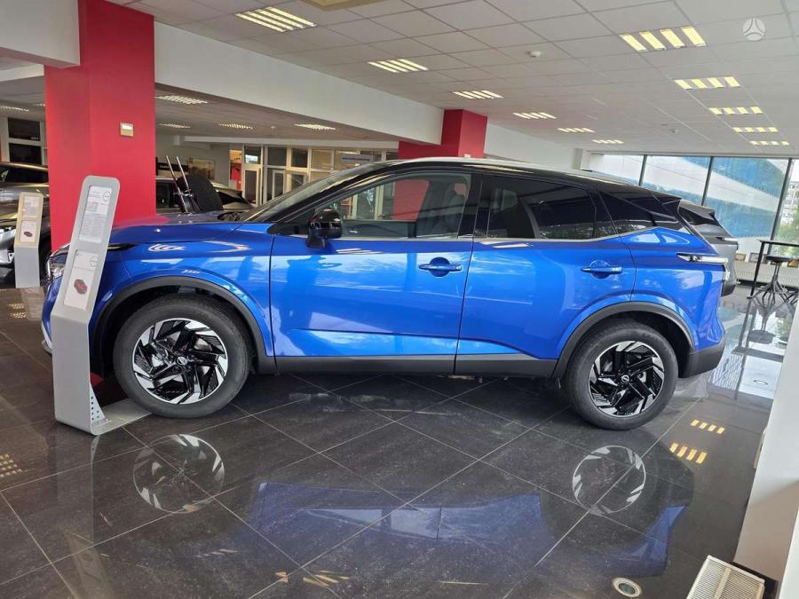 Blue Nissan Qashqai 2025 in Vilnius, with an engine capacity of 1.33 L and mileage of 0 thousand km for 29990 €, photo 6 on AUTOMOTO.COM.LV