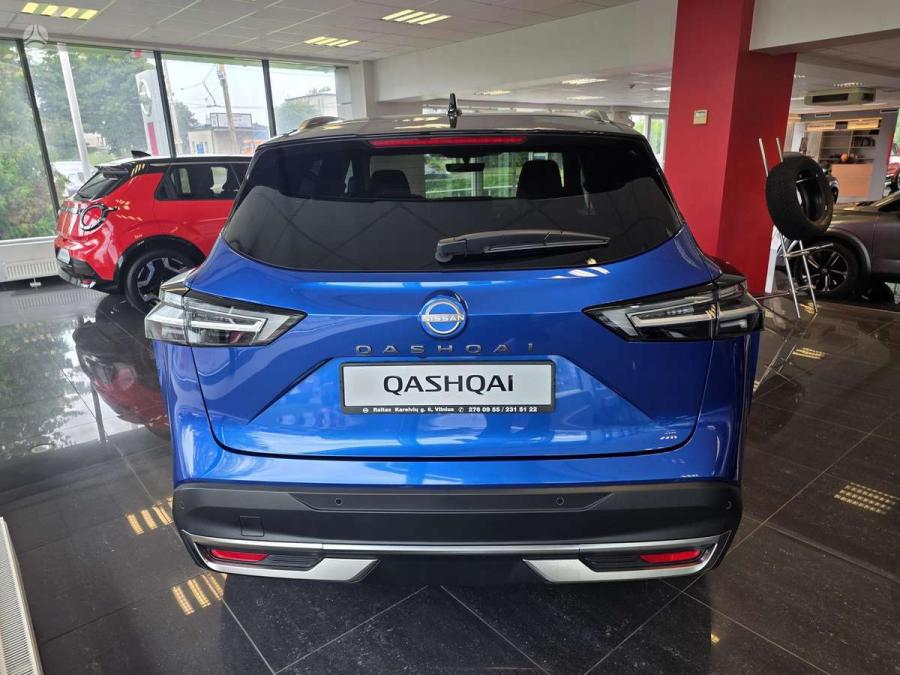 Blue Nissan Qashqai 2025 in Vilnius, with an engine capacity of 1.33 L and mileage of 0 thousand km for 29990 €, photo 8 on AUTOMOTO.COM.LV