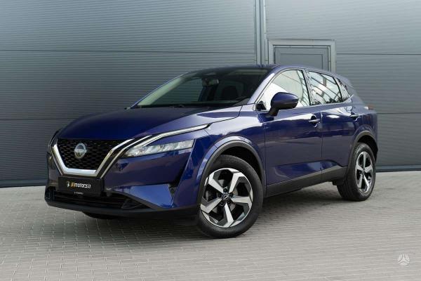 Blue Nissan Qashqai 2025 in Vilnius, with an engine capacity of 1.33 L and mileage of 56 thousand km for 22950 €, photo 1 on AUTOMOTO.COM.LV