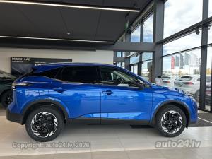 Blue Nissan Qashqai 2026 in Tartu, with an engine capacity of 1.30 L and mileage of 0 thousand km for 31390 €, photo 3 on AUTOMOTO.COM.LV