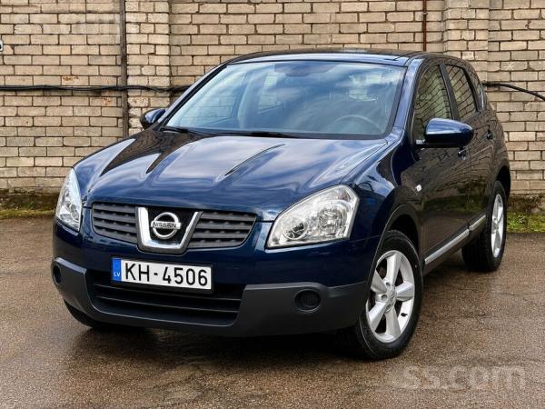Blue Nissan Qashqai 2010 in Riga, with an engine capacity of 2.00 L and mileage of 117 thousand km for 4690 €, photo 1 on AUTOMOTO.COM.LV