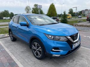 Blue Nissan Qashqai 2017 in Riga, with an engine capacity of 1.20 L and mileage of 84 thousand km for 11700 €, photo  on AUTOMOTO.COM.LV