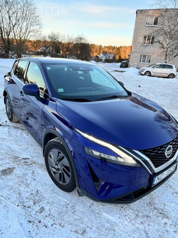 Blue Nissan Qashqai 2022 in Riga, with an engine capacity of 1.30 L and mileage of 53 thousand km for 20500 €, photo 2 on AUTOMOTO.COM.LV