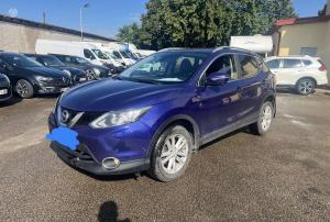 Zils Nissan Qashqai 2015 Tauragė, ar dzinēja tilpumu 1.60 L un nobraukumu 250 tūkst. km par 6000 €, foto  vietnē AUTOMOTO.COM.LV