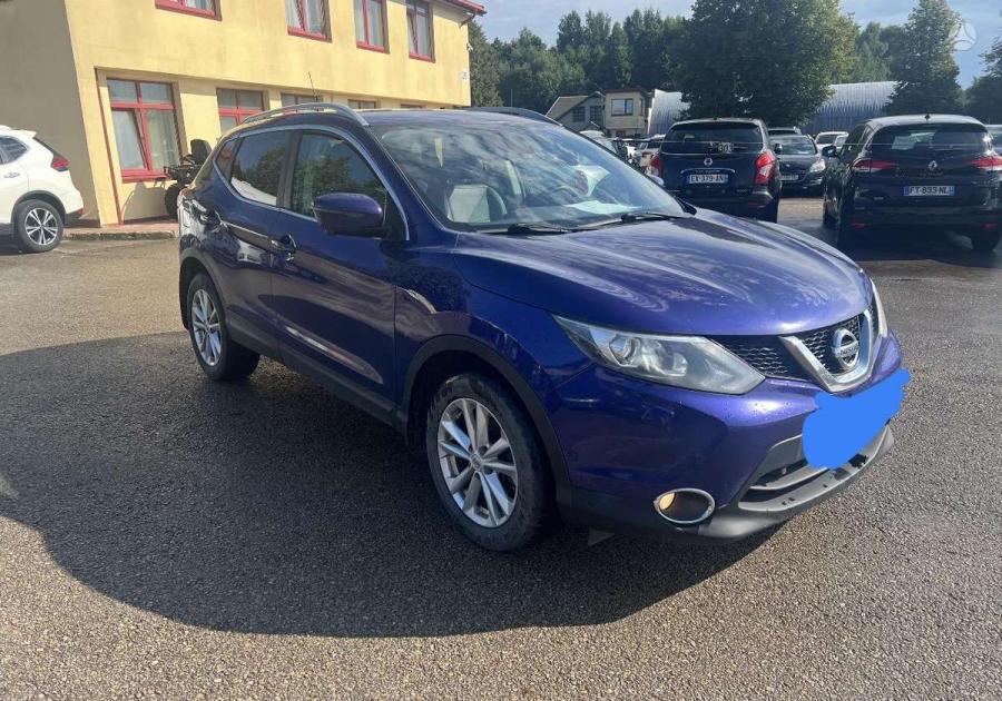Zils Nissan Qashqai 2015 Tauragė, ar dzinēja tilpumu 1.60 L un nobraukumu 250 tūkst. km par 6000 €, foto 3 vietnē AUTOMOTO.COM.LV