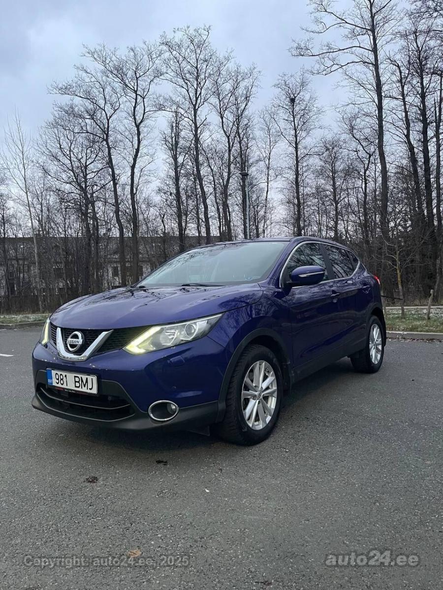 Blue Nissan Qashqai 2014 in Tallinn, with an engine capacity of 1.20 L and mileage of 124 thousand km for 7900 €, photo 4 on AUTOMOTO.COM.LV