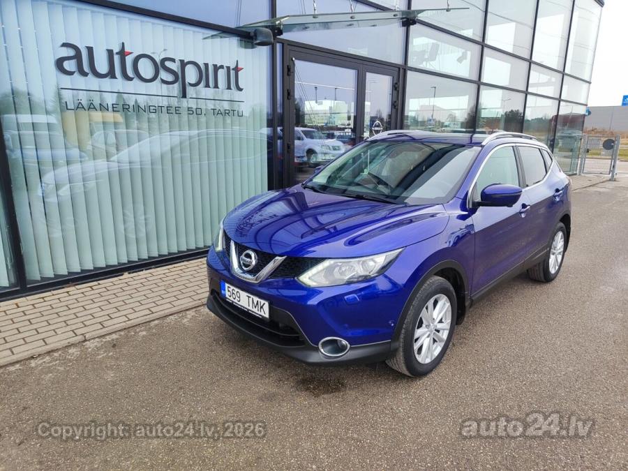 Zils Nissan Qashqai 2016 Tartu, ar dzinēja tilpumu 1.20 L un nobraukumu 119 tūkst. km par 9990 €, foto 1 vietnē AUTOMOTO.COM.LV