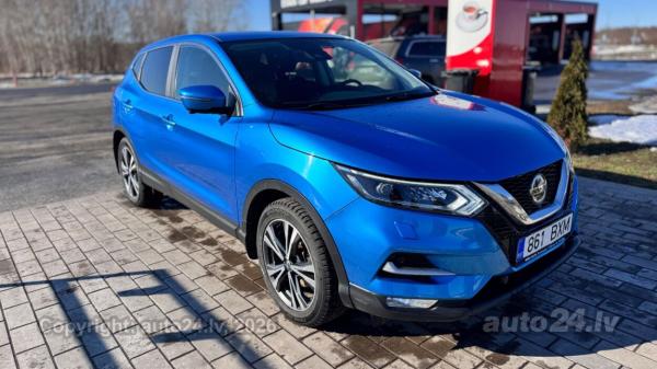 Blue Nissan Qashqai 2018 in Rakvere, with an engine capacity of 1.20 L and mileage of 75 thousand km for 11000 €, photo 1 on AUTOMOTO.COM.LV