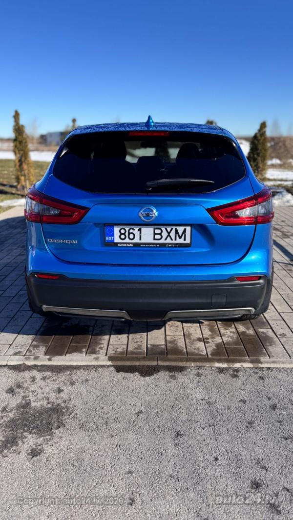 Blue Nissan Qashqai 2018 in Rakvere, with an engine capacity of 1.20 L and mileage of 75 thousand km for 11000 €, photo 6 on AUTOMOTO.COM.LV