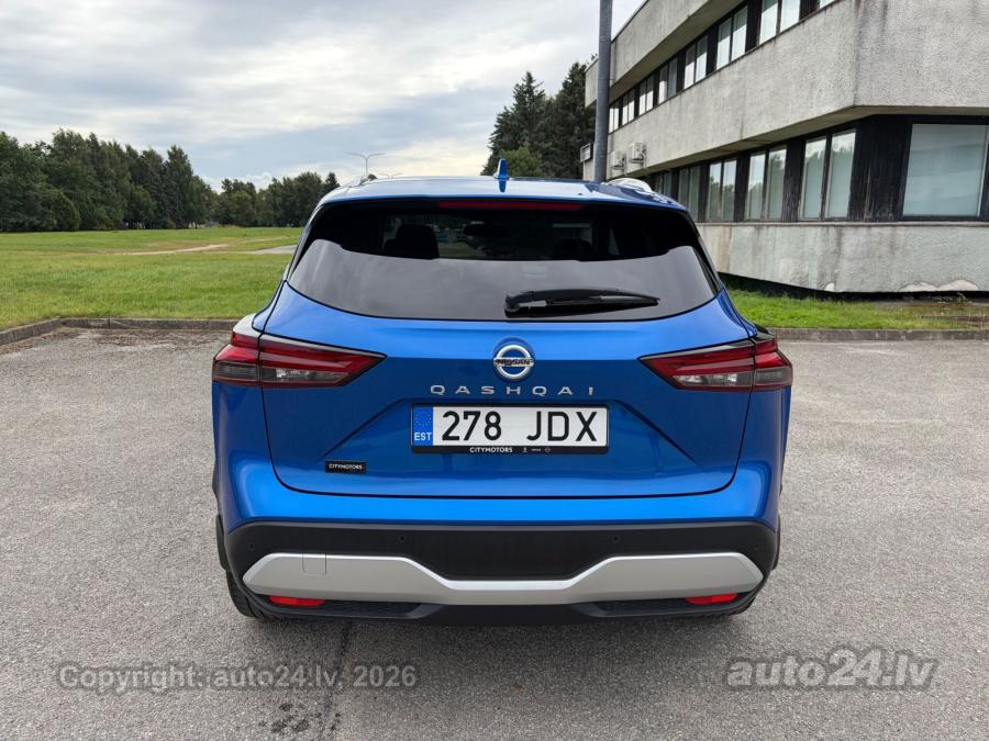 Blue Nissan Qashqai 2021 in Tallinn, with an engine capacity of 1.30 L and mileage of 61 thousand km for 20990 €, photo 6 on AUTOMOTO.COM.LV