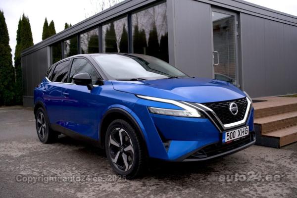 Zils Nissan Qashqai 2022 Tallina, ar dzinēja tilpumu 1.30 L un nobraukumu 47 tūkst. km par 23990 €, foto 1 vietnē AUTOMOTO.COM.LV