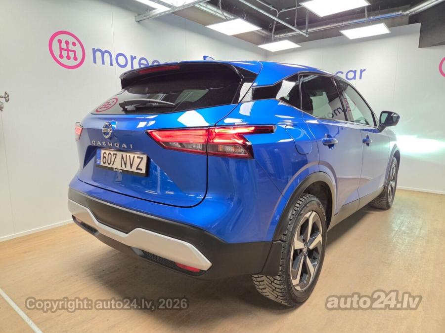 Blue Nissan Qashqai 2022 in Tallinn, with an engine capacity of 1.30 L and mileage of 43 thousand km for 20600 €, photo 6 on AUTOMOTO.COM.LV
